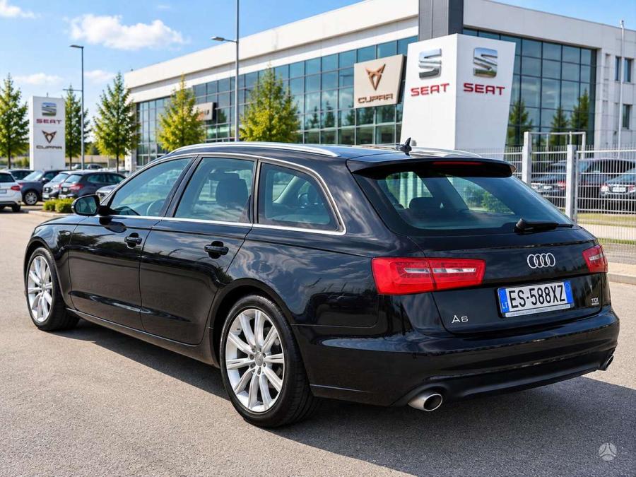 Black Audi A6 2014 in Utena, with an engine capacity of 3.00 L and mileage of 340 thousand km for 8900 €, photo 3 on AUTOMOTO.COM.LV