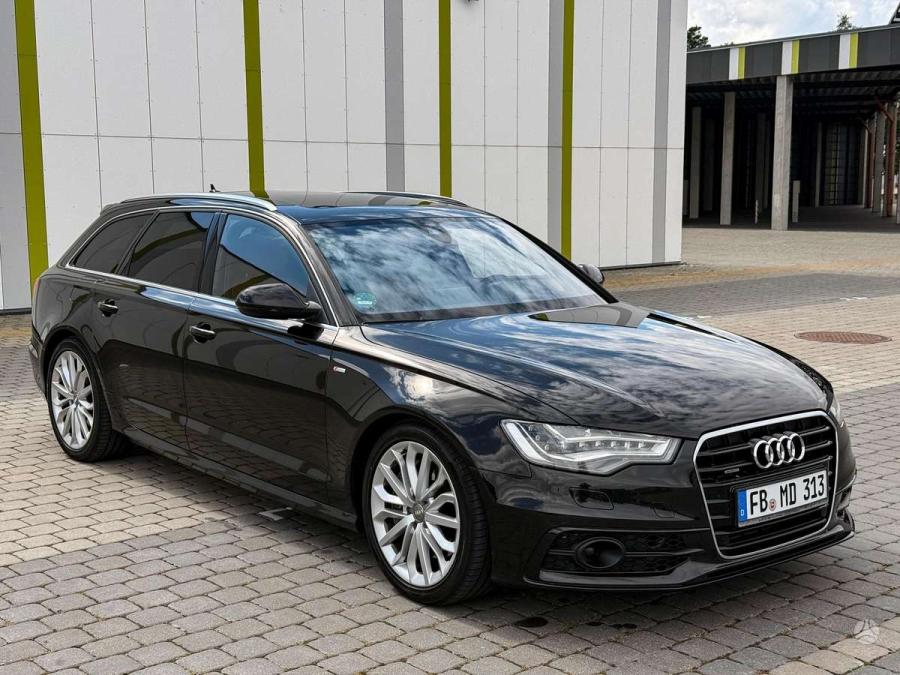 Black Audi A6 2014 in Taurage, with an engine capacity of 2.97 L and mileage of 305 thousand km for 14300 €, photo 3 on AUTOMOTO.COM.LV