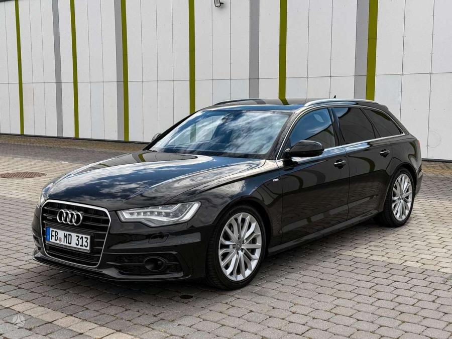 Black Audi A6 2014 in Taurage, with an engine capacity of 2.97 L and mileage of 305 thousand km for 14300 €, photo 5 on AUTOMOTO.COM.LV