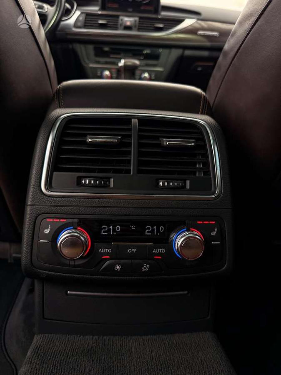 Black Audi A6 2014 in Taurage, with an engine capacity of 2.97 L and mileage of 305 thousand km for 14300 €, photo 20 on AUTOMOTO.COM.LV