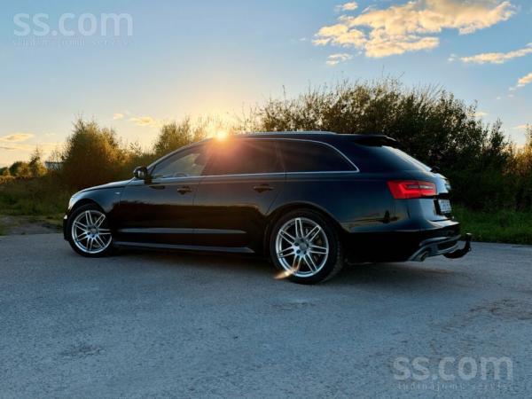 Black Audi A6 2014 in Riga, with an engine capacity of 3.00 L and mileage of 279 thousand km for 13600 €, photo 5 on AUTOMOTO.COM.LV
