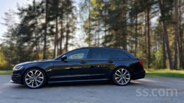 Black Audi A6 2014 in Riga, with an engine capacity of 3.00 L and mileage of 391 thousand km for 13200 €, photo 4 on AUTOMOTO.COM.LV