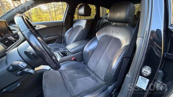 Black Audi A6 2014 in Riga, with an engine capacity of 3.00 L and mileage of 391 thousand km for 13200 €, photo 9 on AUTOMOTO.COM.LV