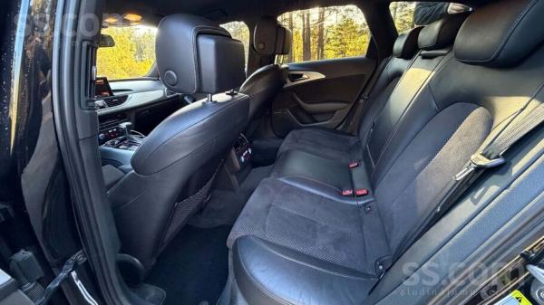 Black Audi A6 2014 in Riga, with an engine capacity of 3.00 L and mileage of 391 thousand km for 13200 €, photo 10 on AUTOMOTO.COM.LV