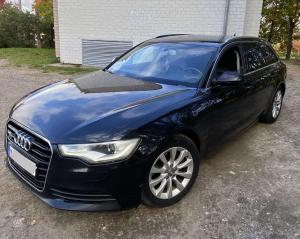 Black Audi A6 2014 in Vilnius, with an engine capacity of 2.97 L and mileage of 339 thousand km for 5899 €, photo 6 on AUTOMOTO.COM.LV