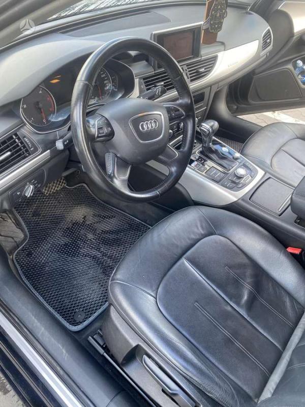 Melns Audi A6 2014 Viļņa, ar dzinēja tilpumu 2.97 L un nobraukumu 339 tūkst. km par 5899 €, foto 9 vietnē AUTOMOTO.COM.LV