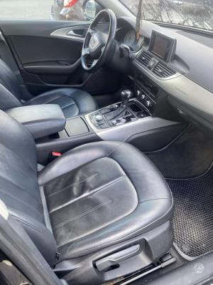 Black Audi A6 2014 in Vilnius, with an engine capacity of 2.97 L and mileage of 339 thousand km for 5899 €, photo 10 on AUTOMOTO.COM.LV