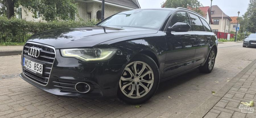 Black Audi A6 2014 in Jonava, with an engine capacity of 3.00 L and mileage of 380 thousand km for 6600 €, photo 1 on AUTOMOTO.COM.LV