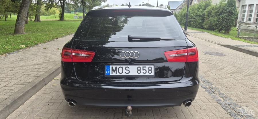 Black Audi A6 2014 in Jonava, with an engine capacity of 3.00 L and mileage of 380 thousand km for 6600 €, photo 6 on AUTOMOTO.COM.LV