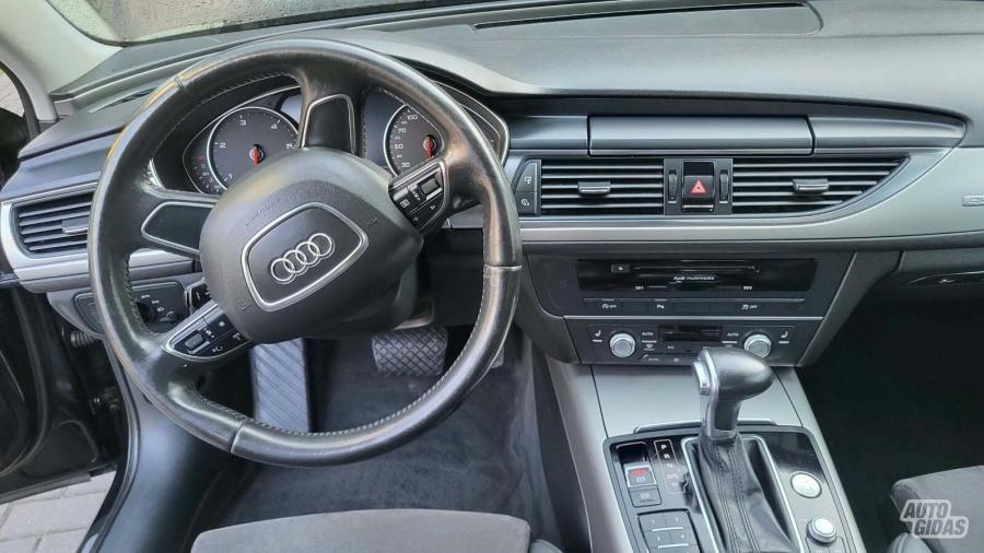 Black Audi A6 2014 in Jonava, with an engine capacity of 3.00 L and mileage of 380 thousand km for 6600 €, photo 9 on AUTOMOTO.COM.LV