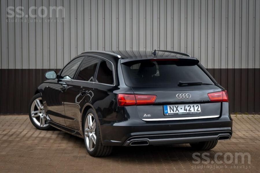 Black Audi A6 2015 in Talsi, with an engine capacity of 2.00 L and mileage of 0 thousand km for 14350 €, photo 4 on AUTOMOTO.COM.LV