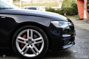 Black Audi A6 2015 in Kretinga, with an engine capacity of 3.00 L and mileage of 246 thousand km for 13650 €, photo 6 on AUTOMOTO.COM.LV