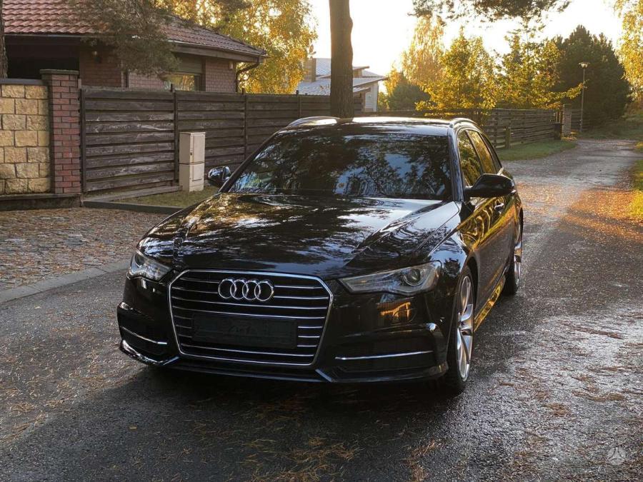 Black Audi A6 2015 in Vilnius, with an engine capacity of 1.97 L and mileage of 288 thousand km for 13800 €, photo 3 on AUTOMOTO.COM.LV