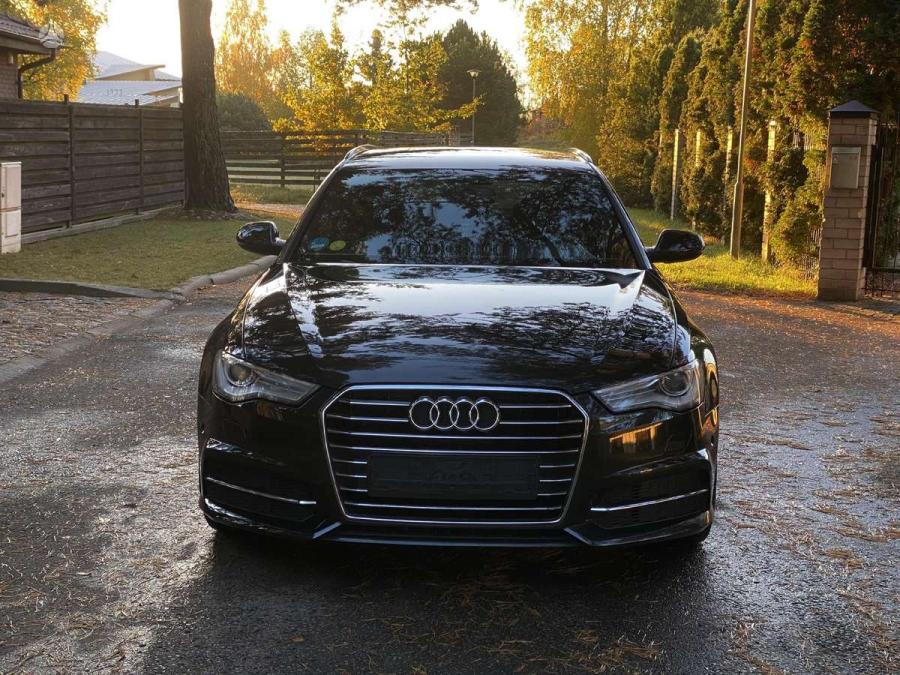 Black Audi A6 2015 in Vilnius, with an engine capacity of 1.97 L and mileage of 288 thousand km for 13800 €, photo 4 on AUTOMOTO.COM.LV