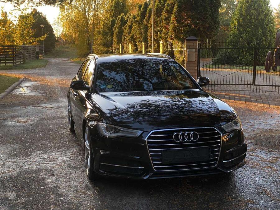 Black Audi A6 2015 in Vilnius, with an engine capacity of 1.97 L and mileage of 288 thousand km for 13800 €, photo 5 on AUTOMOTO.COM.LV