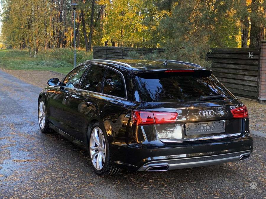 Black Audi A6 2015 in Vilnius, with an engine capacity of 1.97 L and mileage of 288 thousand km for 13800 €, photo 10 on AUTOMOTO.COM.LV