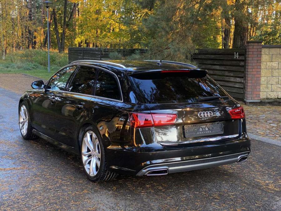 Black Audi A6 2015 in Vilnius, with an engine capacity of 1.97 L and mileage of 288 thousand km for 13800 €, photo 11 on AUTOMOTO.COM.LV