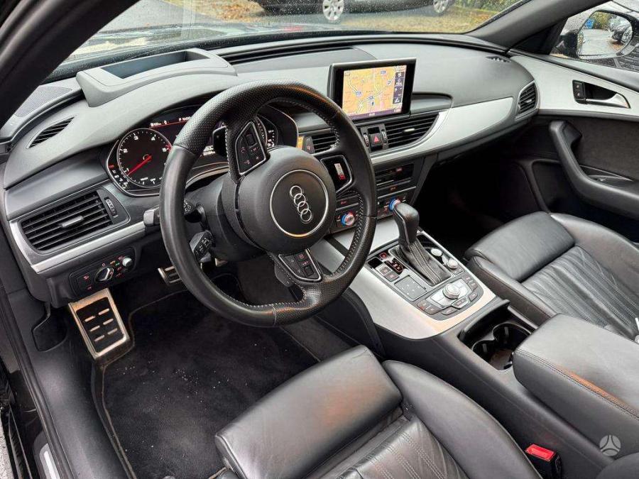 Black Audi A6 2015 in Taurage, with an engine capacity of 1.97 L and mileage of 330 thousand km for 11800 €, photo 7 on AUTOMOTO.COM.LV