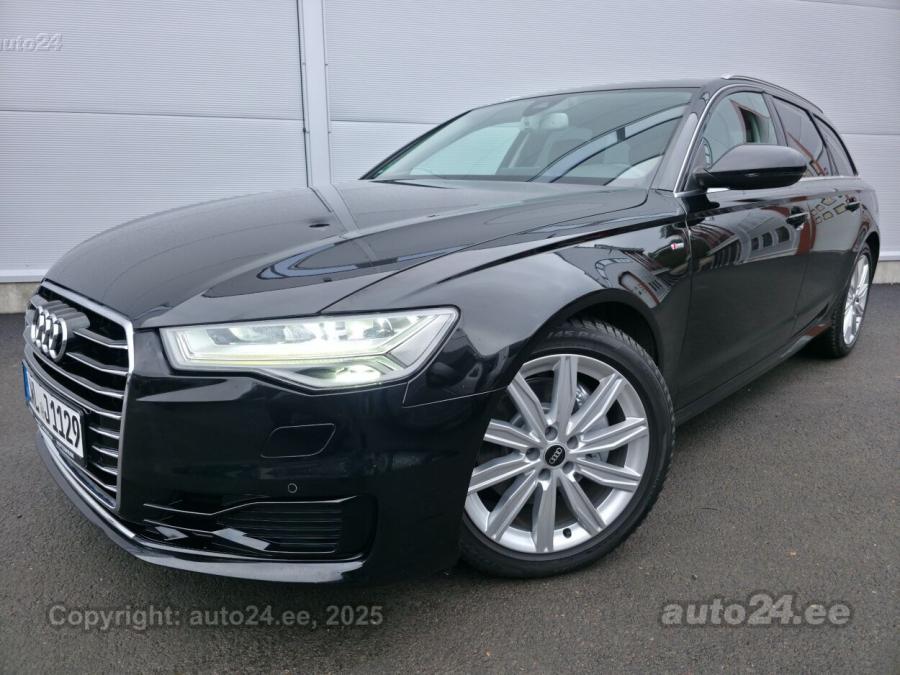 Black Audi A6 2015 in Tallinn, with an engine capacity of 3.00 L and mileage of 208 thousand km for 14300 €, photo 1 on AUTOMOTO.COM.LV