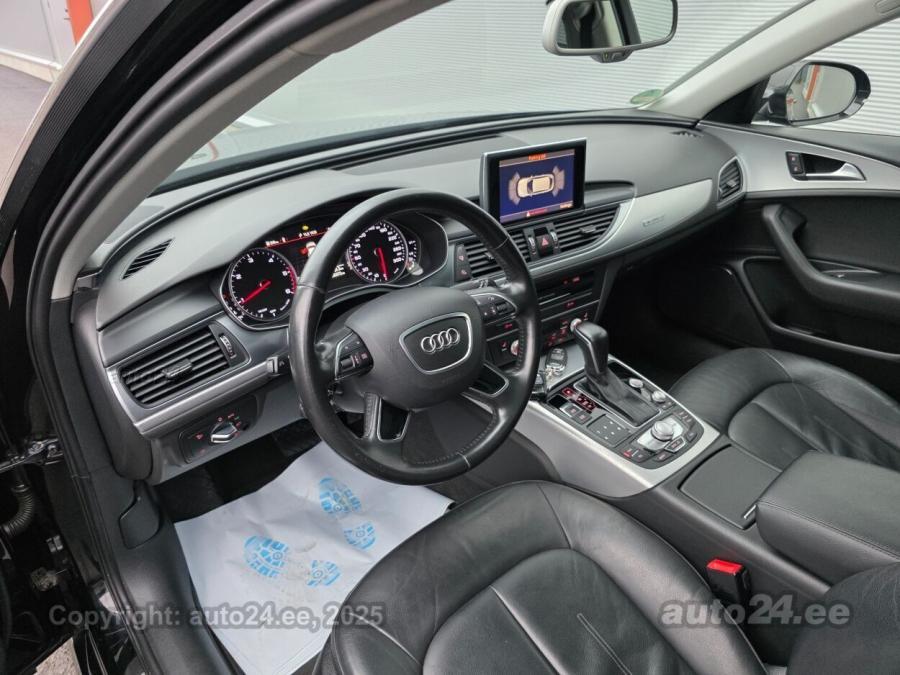 Black Audi A6 2015 in Tallinn, with an engine capacity of 3.00 L and mileage of 208 thousand km for 14300 €, photo 13 on AUTOMOTO.COM.LV