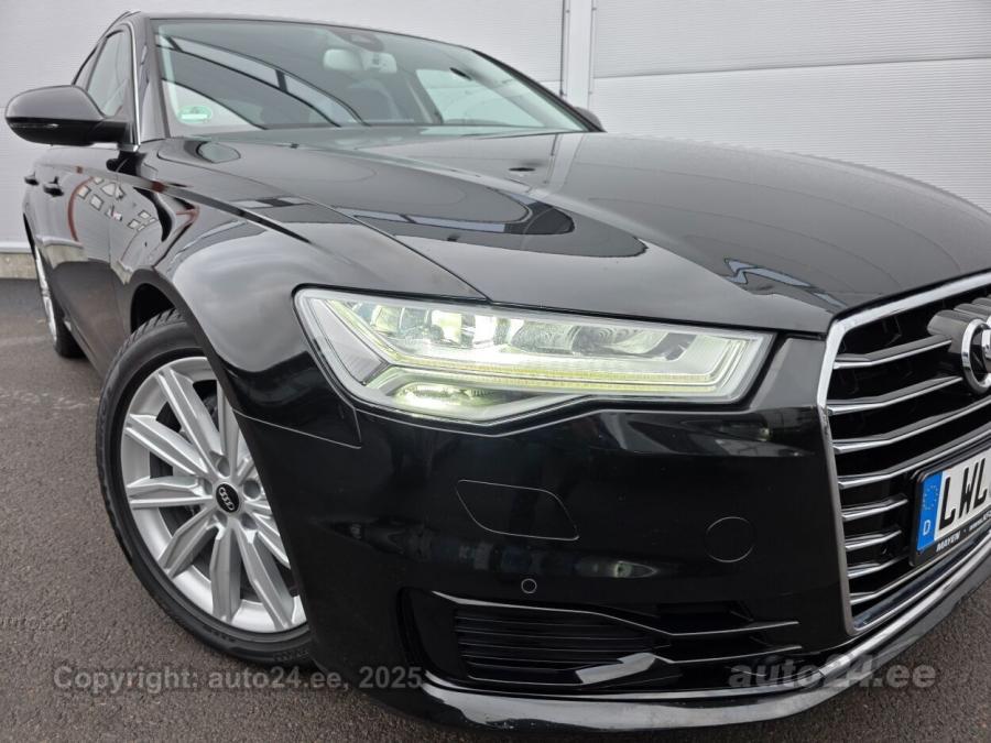 Black Audi A6 2015 in Tallinn, with an engine capacity of 3.00 L and mileage of 208 thousand km for 14300 €, photo 28 on AUTOMOTO.COM.LV