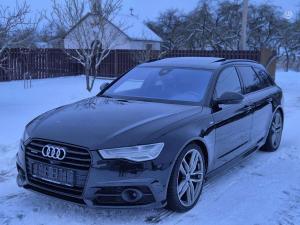 Black Audi A6 2015 in Vilnius, with an engine capacity of 3.00 L and mileage of 242 thousand km for 18950 €, photo  on AUTOMOTO.COM.LV