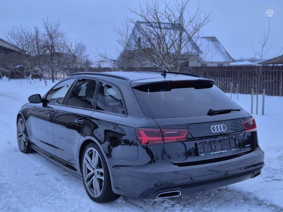 Black Audi A6 2015 in Vilnius, with an engine capacity of 3.00 L and mileage of 242 thousand km for 18950 €, photo 8 on AUTOMOTO.COM.LV