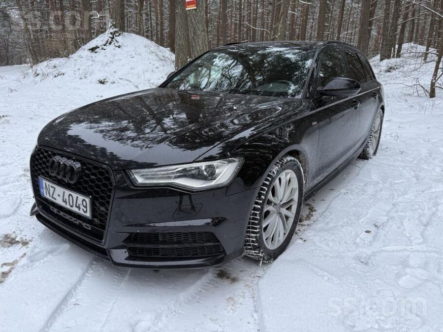 Black Audi A6 2015 in Riga, with an engine capacity of 3.00 L and mileage of 310 thousand km for 14900 €, photo 5 on AUTOMOTO.COM.LV
