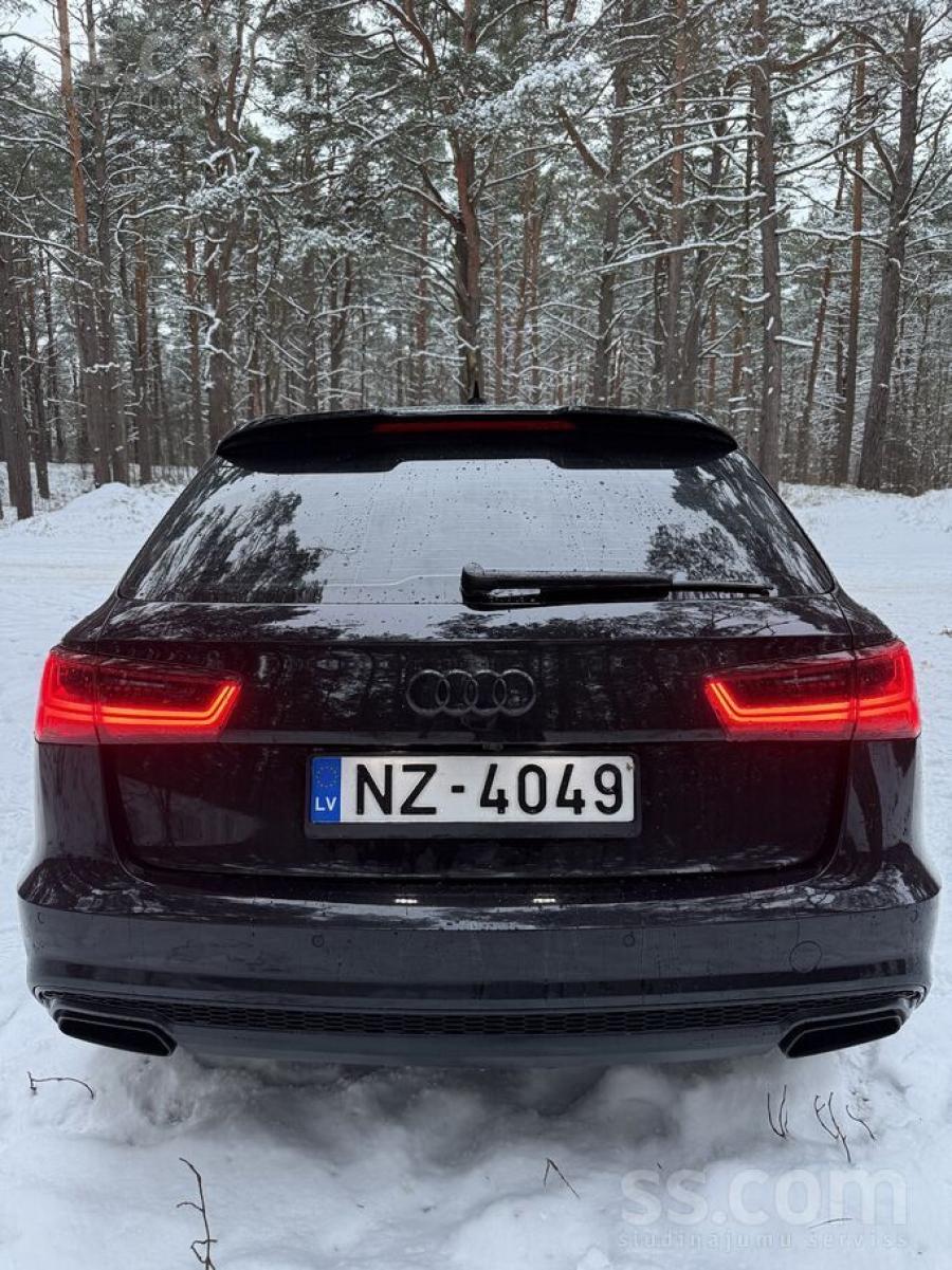 Black Audi A6 2015 in Riga, with an engine capacity of 3.00 L and mileage of 310 thousand km for 14900 €, photo 6 on AUTOMOTO.COM.LV