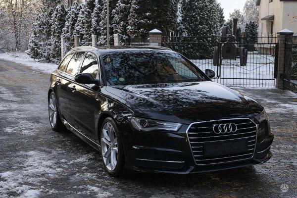 Black Audi A6 2015 in Vilnius, with an engine capacity of 1.97 L and mileage of 288 thousand km for 13900 €, photo 3 on AUTOMOTO.COM.LV