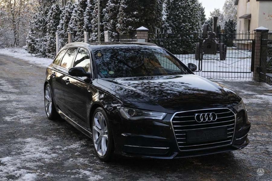 Black Audi A6 2015 in Vilnius, with an engine capacity of 1.97 L and mileage of 288 thousand km for 13900 €, photo 3 on AUTOMOTO.COM.LV