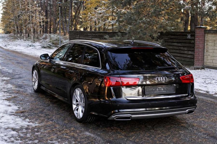 Black Audi A6 2015 in Vilnius, with an engine capacity of 1.97 L and mileage of 288 thousand km for 13900 €, photo 6 on AUTOMOTO.COM.LV