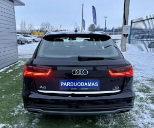 Black Audi A6 2015 in Panevezys, with an engine capacity of 2.97 L and mileage of 201 thousand km for 12500 €, photo 8 on AUTOMOTO.COM.LV