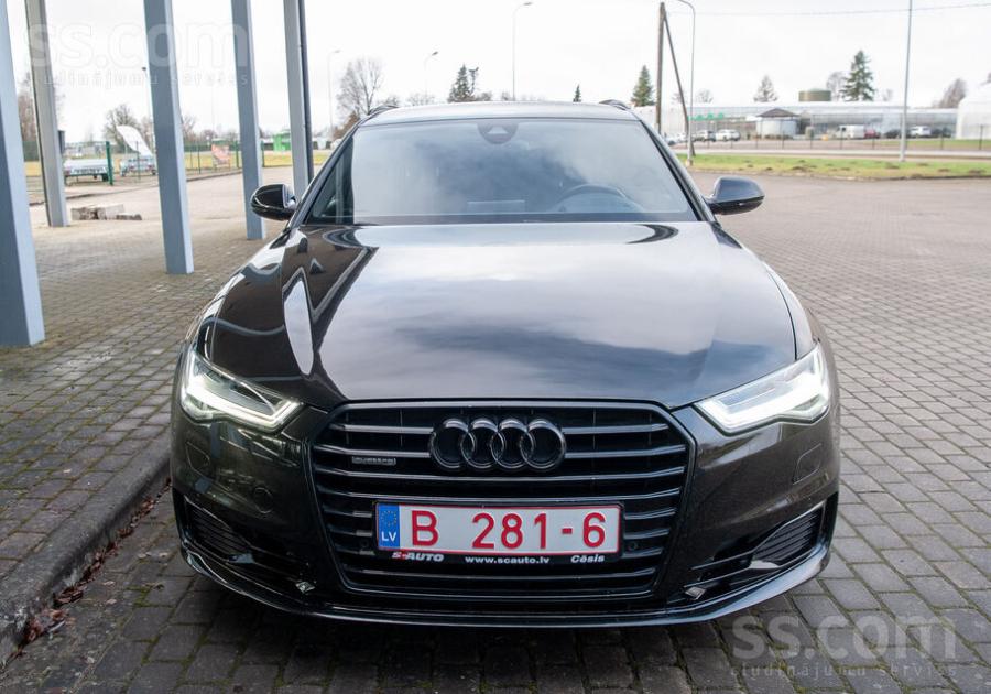 Melns Audi A6 2015 Cēsis, ar dzinēja tilpumu 3.00 L un nobraukumu 207 tūkst. km par 15700 €, foto 1 vietnē AUTOMOTO.COM.LV