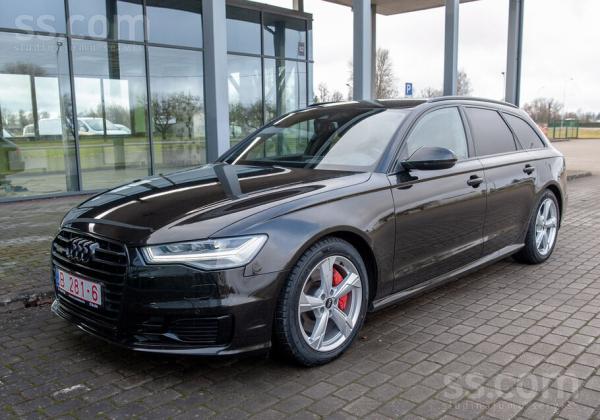 Black Audi A6 2015 in Cesis, with an engine capacity of 3.00 L and mileage of 207 thousand km for 15700 €, photo 2 on AUTOMOTO.COM.LV