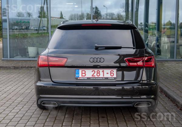 Black Audi A6 2015 in Cesis, with an engine capacity of 3.00 L and mileage of 207 thousand km for 15700 €, photo 5 on AUTOMOTO.COM.LV