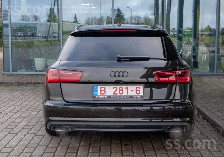 Melns Audi A6 2015 Cēsis, ar dzinēja tilpumu 3.00 L un nobraukumu 207 tūkst. km par 15700 €, foto 5 vietnē AUTOMOTO.COM.LV