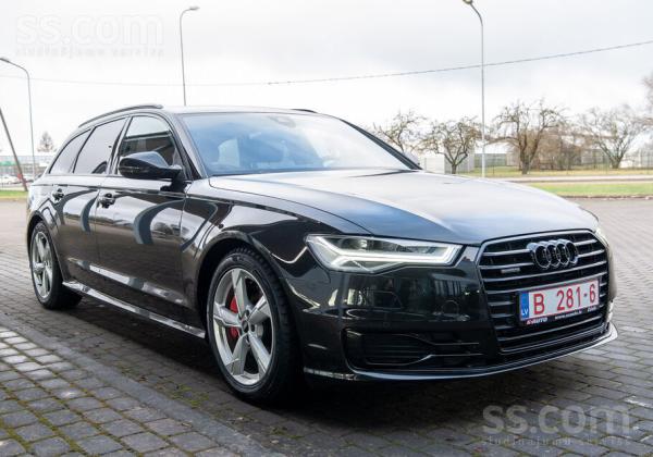 Black Audi A6 2015 in Cesis, with an engine capacity of 3.00 L and mileage of 207 thousand km for 15700 €, photo 7 on AUTOMOTO.COM.LV
