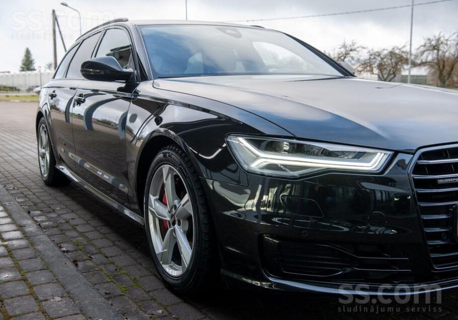 Melns Audi A6 2015 Cēsis, ar dzinēja tilpumu 3.00 L un nobraukumu 207 tūkst. km par 15700 €, foto 10 vietnē AUTOMOTO.COM.LV