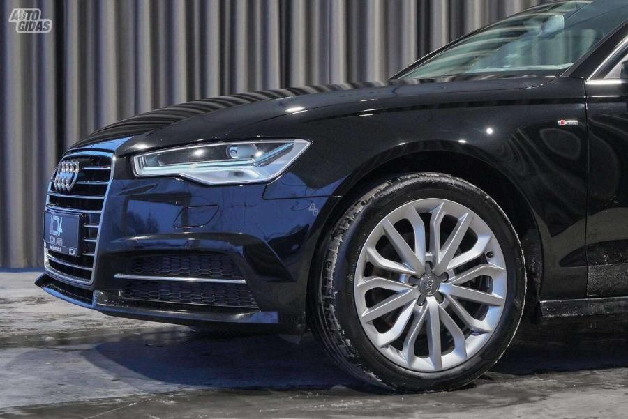 Black Audi A6 2015 in Marijampole, with an engine capacity of 2.00 L and mileage of 241 thousand km for 14450 €, photo 6 on AUTOMOTO.COM.LV