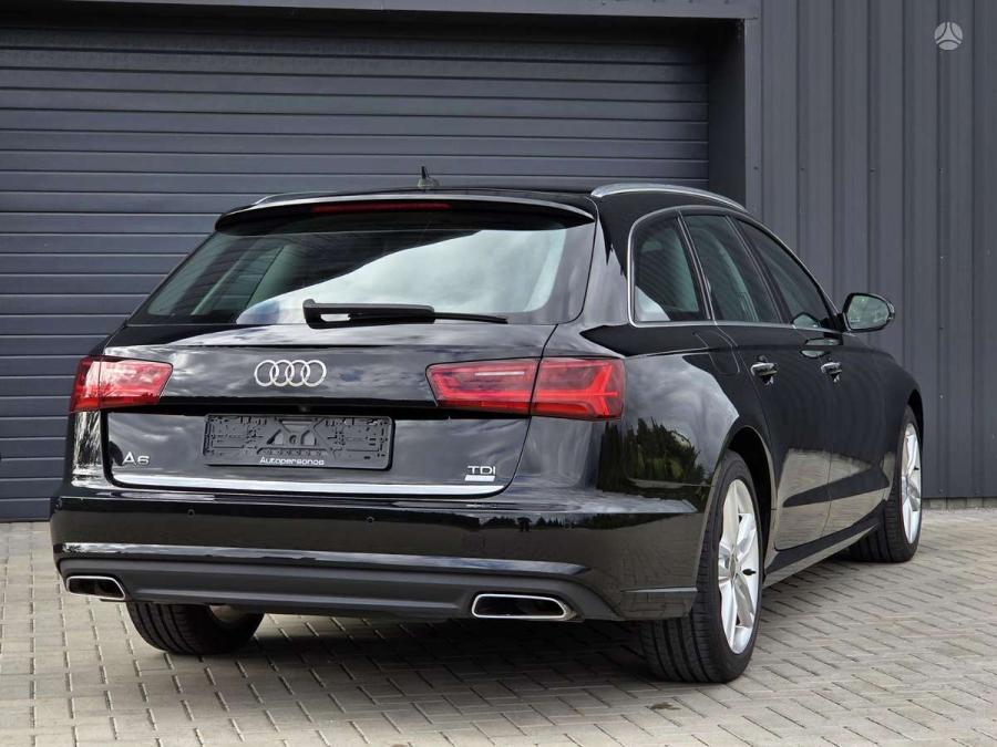 Melns Audi A6 2015 Kauņa, ar dzinēja tilpumu 2.00 L un nobraukumu 281 tūkst. km par 12990 €, foto 5 vietnē AUTOMOTO.COM.LV