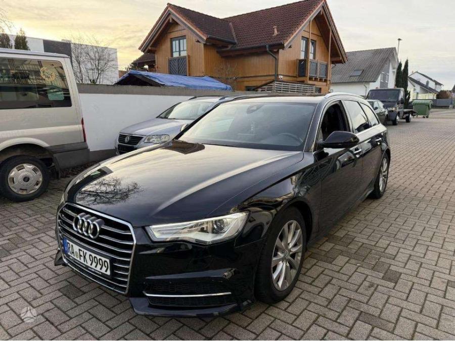 Black Audi A6 2015 in Marijampole, with an engine capacity of 2.97 L and mileage of 353 thousand km for 7850 €, photo 2 on AUTOMOTO.COM.LV