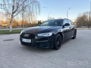 Black Audi A6 2015 in Riga, with an engine capacity of 2.00 L and mileage of 208 thousand km for 14500 €, photo  on AUTOMOTO.COM.LV