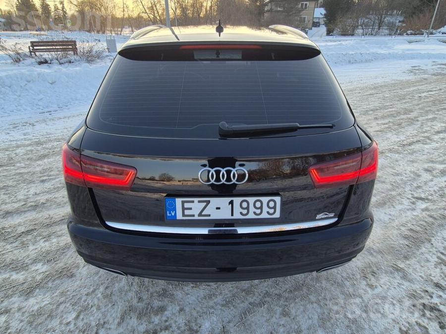 Black Audi A6 2015 in Saldus, with an engine capacity of 2.00 L and mileage of 281 thousand km for 14350 €, photo 4 on AUTOMOTO.COM.LV