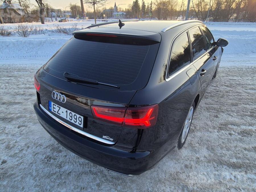 Black Audi A6 2015 in Saldus, with an engine capacity of 2.00 L and mileage of 281 thousand km for 14350 €, photo 5 on AUTOMOTO.COM.LV