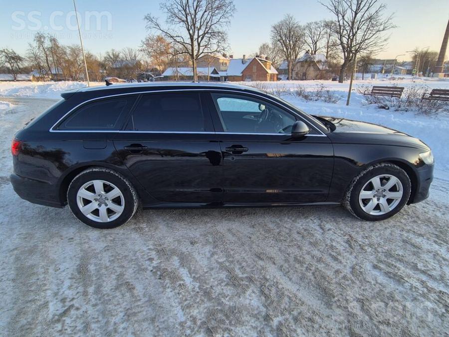 Black Audi A6 2015 in Saldus, with an engine capacity of 2.00 L and mileage of 281 thousand km for 14350 €, photo 6 on AUTOMOTO.COM.LV