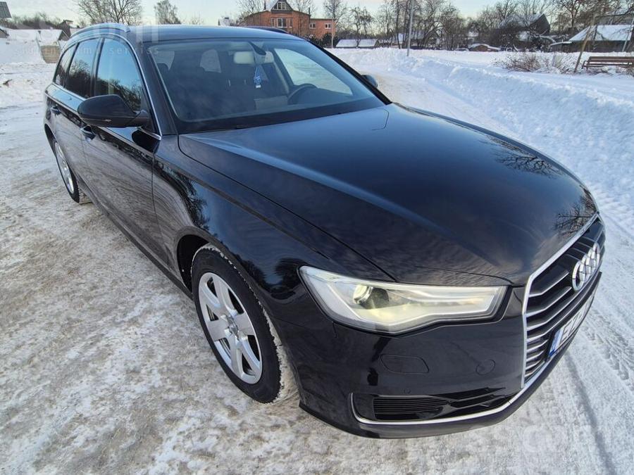 Black Audi A6 2015 in Saldus, with an engine capacity of 2.00 L and mileage of 281 thousand km for 14350 €, photo 7 on AUTOMOTO.COM.LV