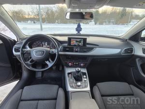 Black Audi A6 2015 in Saldus, with an engine capacity of 2.00 L and mileage of 281 thousand km for 14350 €, photo 9 on AUTOMOTO.COM.LV