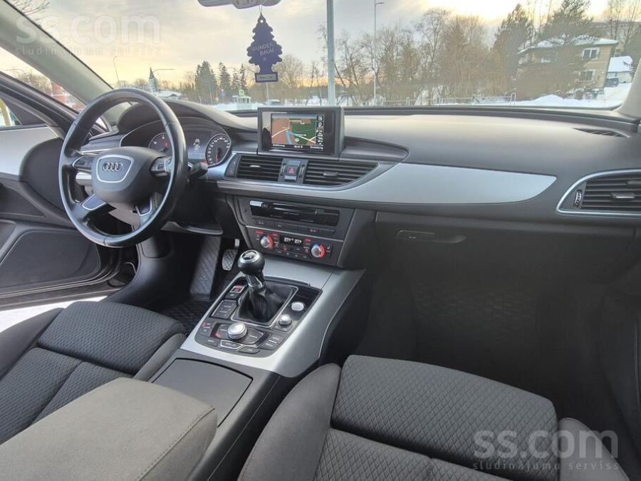 Black Audi A6 2015 in Saldus, with an engine capacity of 2.00 L and mileage of 281 thousand km for 14350 €, photo 11 on AUTOMOTO.COM.LV