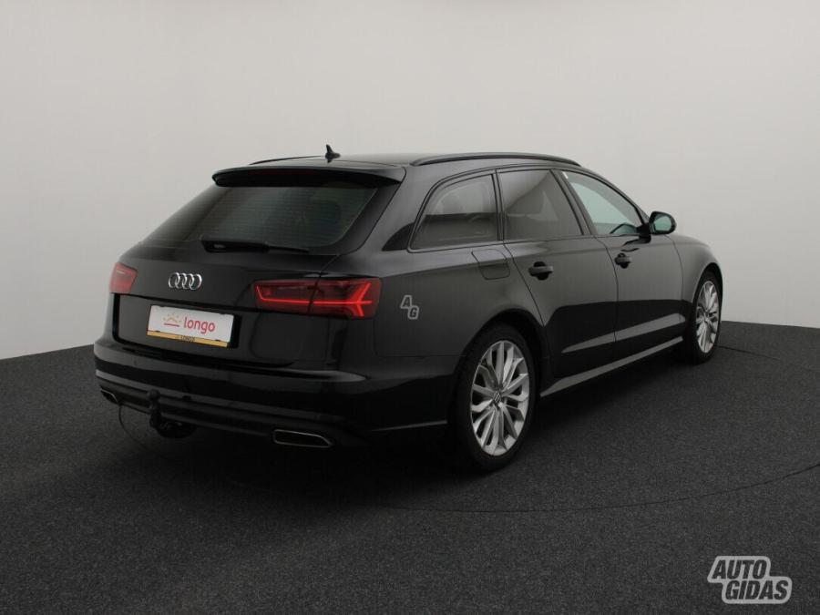 Black Audi A6 2015 in Vilnius, with an engine capacity of 3.00 L and mileage of 281 thousand km for 12899 €, photo 8 on AUTOMOTO.COM.LV